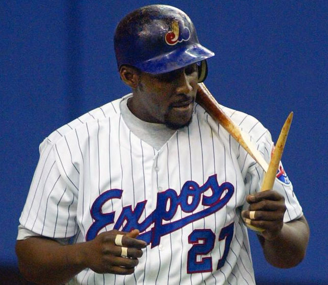 Vladimir Guerrero Montreal Expos 2002 | Chris Creamer's SportsLogos.Net ...