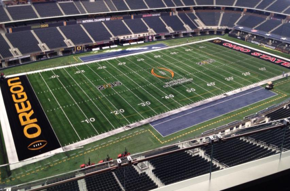 Ohio State, Oregon Both Have Black Endzones For National Championship ...