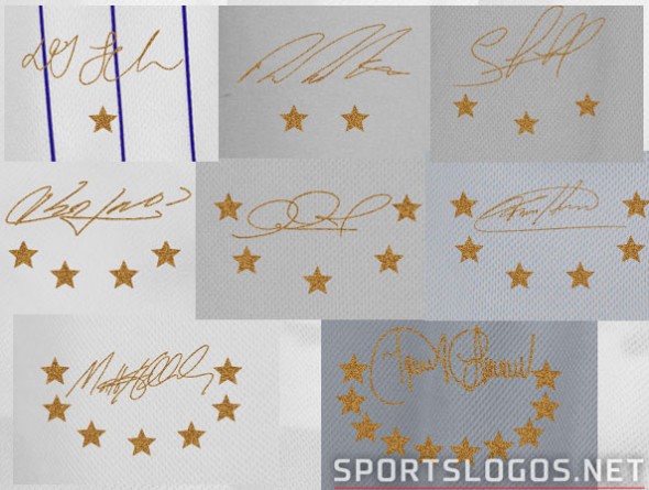 A collage of the placement of the different star amounts from 1 through ...