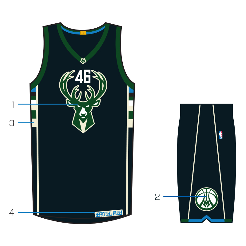 Milwaukee Bucks become first NBA team to unveil alternate court ...