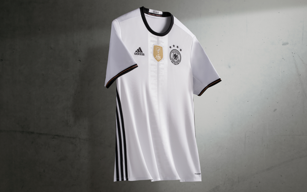 Adidas moves three stripes to the side for new Germany home kit ...