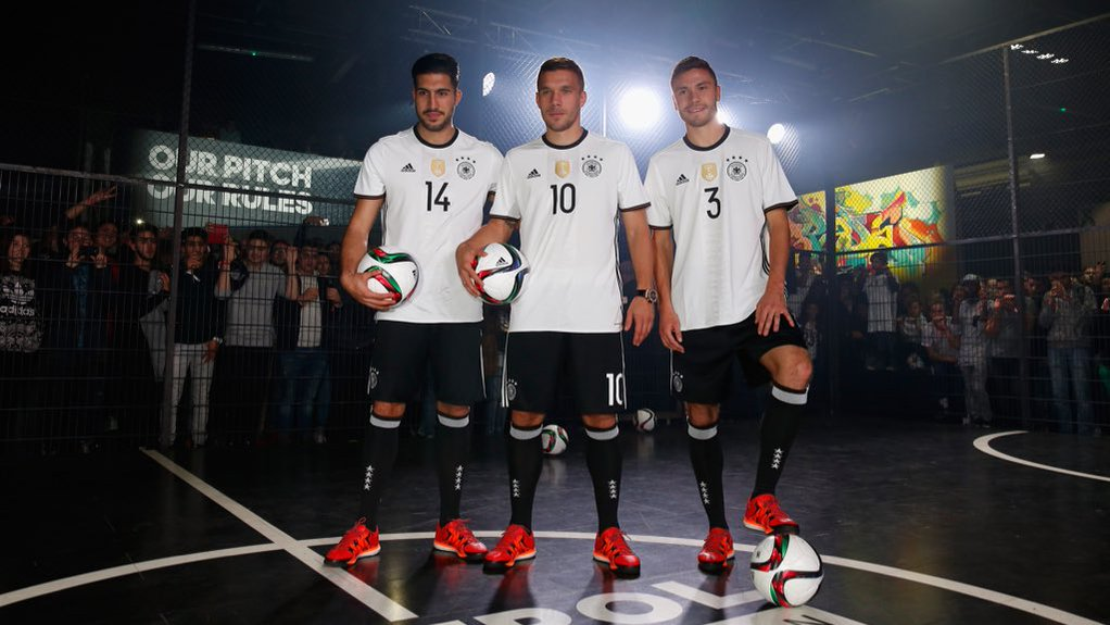 Adidas moves three stripes to the side for new Germany home kit ...