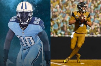 Jags-Titans Color Rush Uniforms Unveiled – SportsLogos.Net News