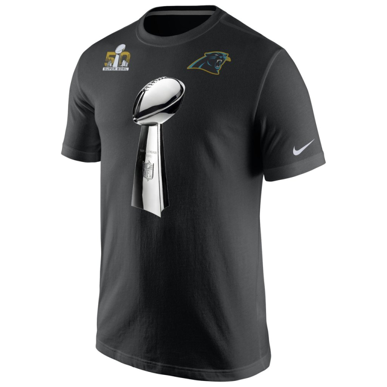 Phantom Merchandise: Carolina Panthers Super Bowl 50 Champions Gear ...