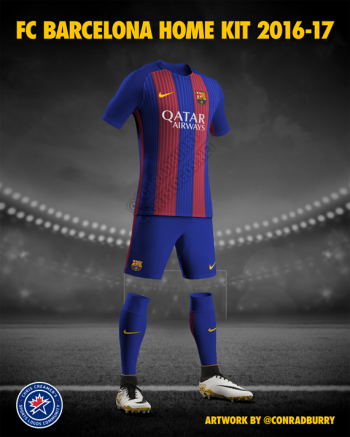 Early Look at Possible 2016-17 Barcelona Home Kit – SportsLogos.Net News