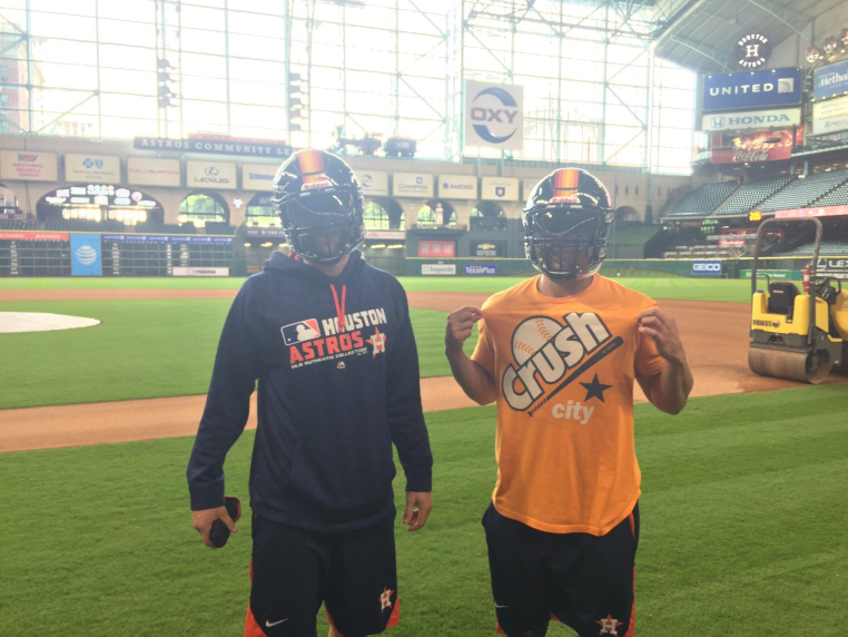 Riddell gives Houston Astros their own football helmets – SportsLogos ...