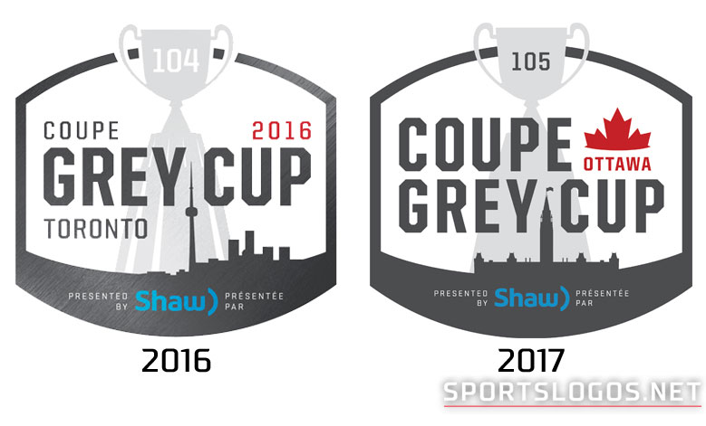 CFL Unveils Logo for Grey Cup 105, hosted by Ottawa in 2017 ...