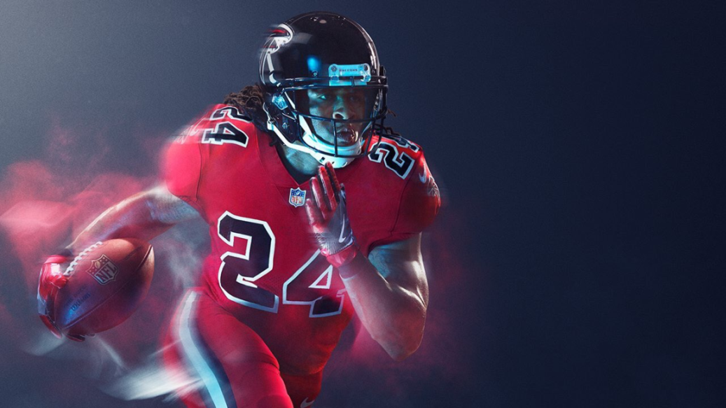 Atlanta Falcons will wear black retro-inspired unis and Color Rush unis ...