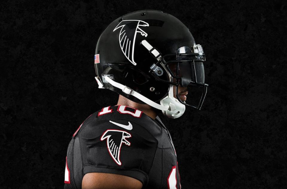 Atlanta Falcons will wear black retro-inspired unis and Color Rush unis ...