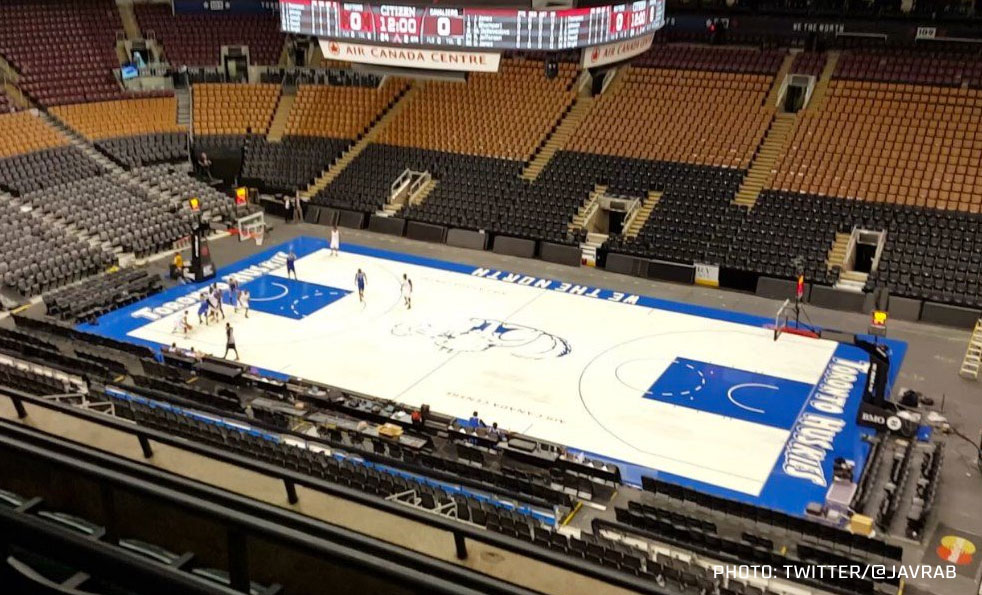 Pic: Raptors Set to Unveil A Throwback Court? – SportsLogos.Net News