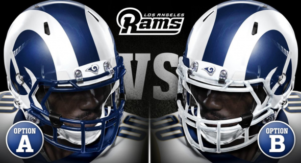 LA Rams continue to eliminate gold from color scheme with new helmets ...