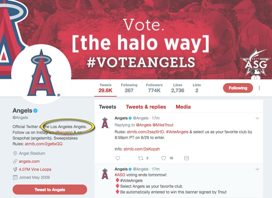 Of Anaheim No More, Los Angeles Angels Officially Changed Name ...