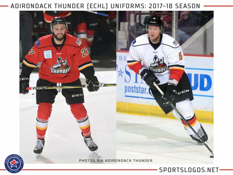 Adirondack Thunder Unveil New Uniforms for 2019 – SportsLogos.Net News