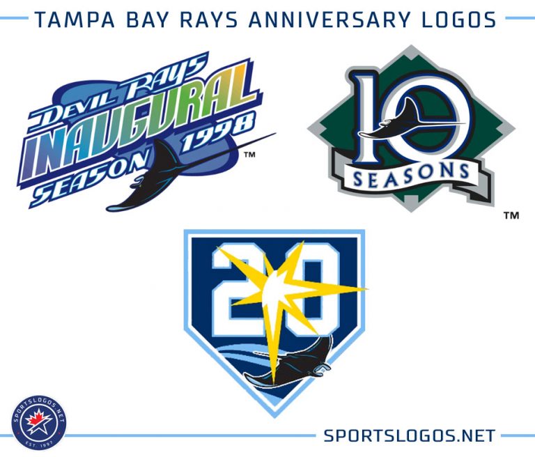 Rays Tweak Logo, Unveil 20th, Announce Throwback Games – SportsLogos ...