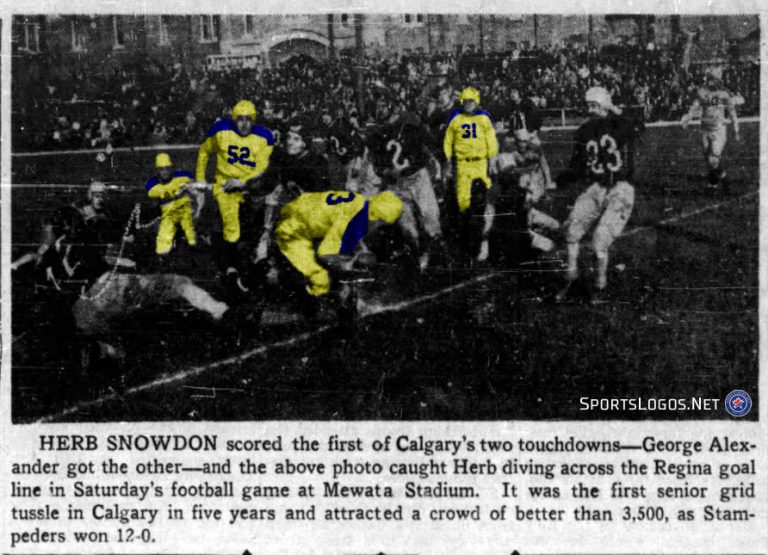 Canary & Horseshoes: The History of the Calgary Stampeders Uniforms ...