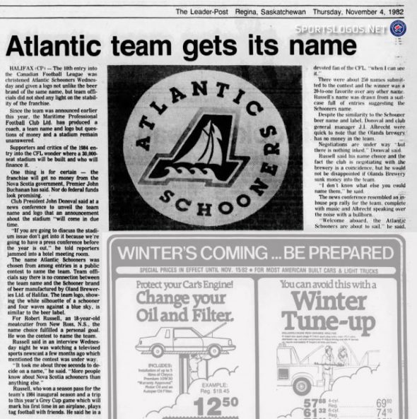 Halifax CFL Team Set to Announce Name – SportsLogos.Net News