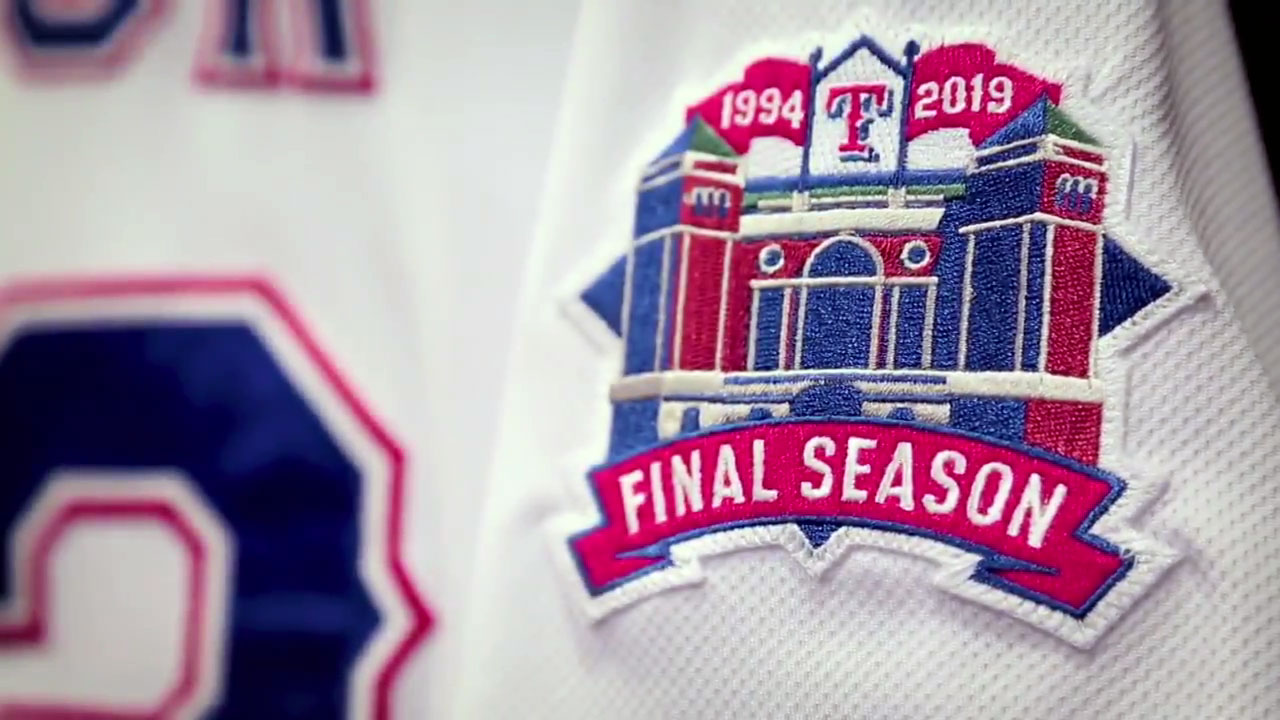 Texas Rangers Bid Farewell to the Ballpark With Patch in 2019 ...