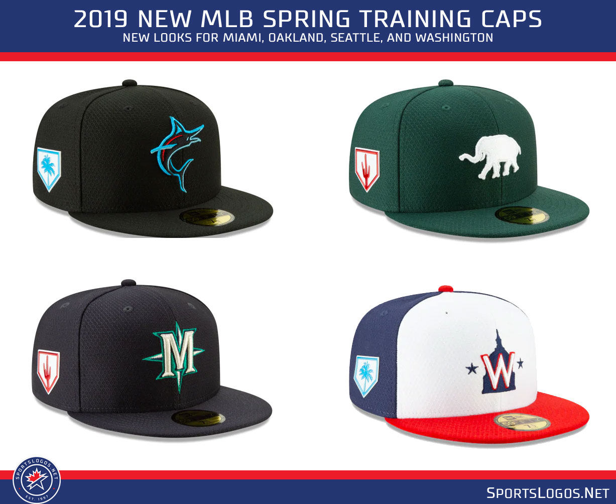 2019 Spring Training Logos and Caps for all 30 Teams – SportsLogos.Net News