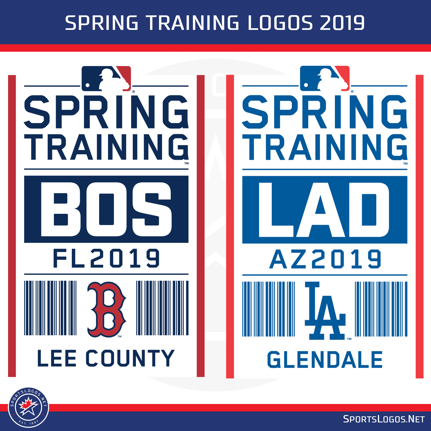 2019 Spring Training Logos and Caps for all 30 Teams – SportsLogos.Net News