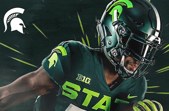 Michigan State Makes Statement With Neon Green-Accented Alternate ...