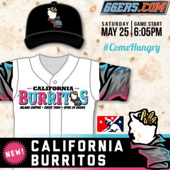 Inland Empire 66ers unveil California Burritos jerseys – SportsLogos ...