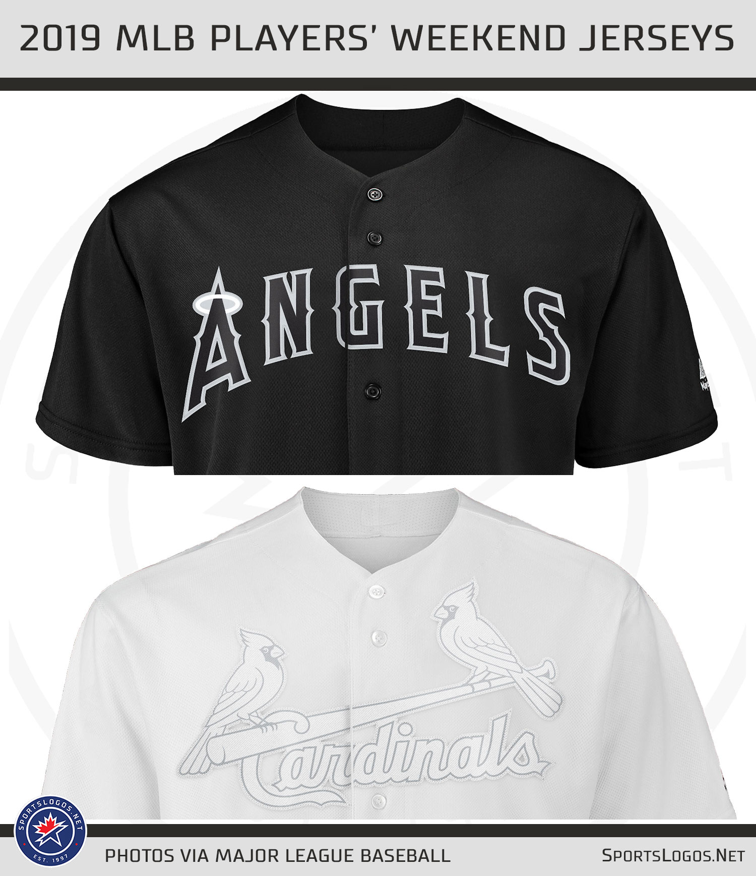 Black and White Uniforms Across MLB For Players’ Weekend 2019 ...