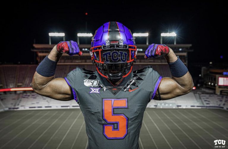 TCU Horned Frogs Unveil Alternate Uniforms With Blood Red Accents ...