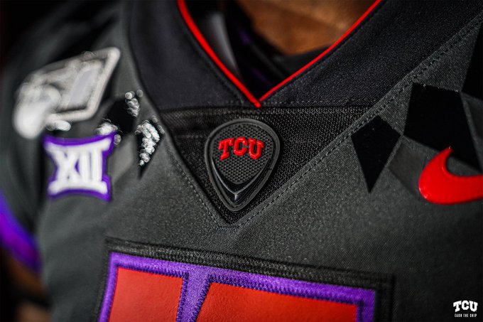 TCU Horned Frogs Unveil Alternate Uniforms With Blood Red Accents ...