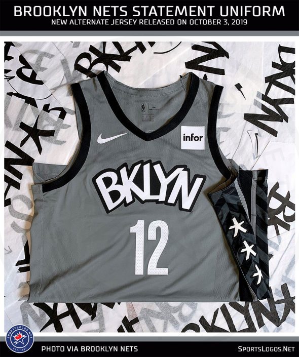 Brooklyn Nets Unveil New BKLYN Statement Uniform – SportsLogos.Net News