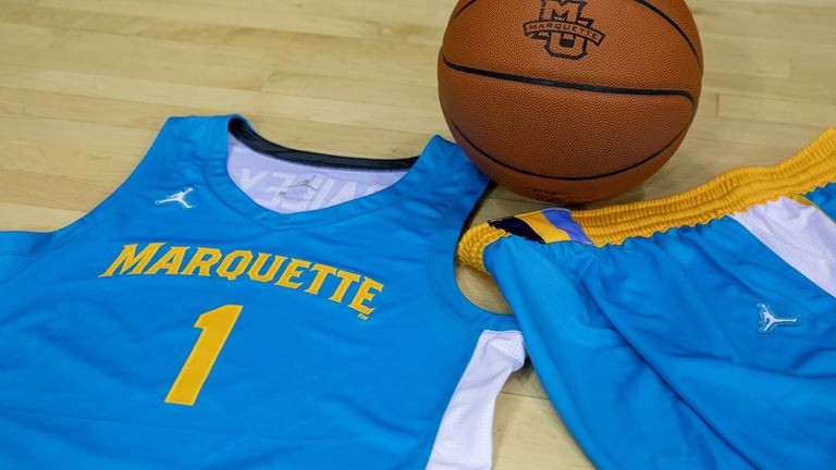 Marquette Golden Eagles Reveal Turquoise Nike N7 Uniforms – SportsLogos ...