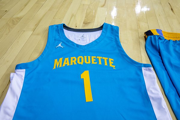 Marquette Golden Eagles Reveal Turquoise Nike N7 Uniforms – SportsLogos ...