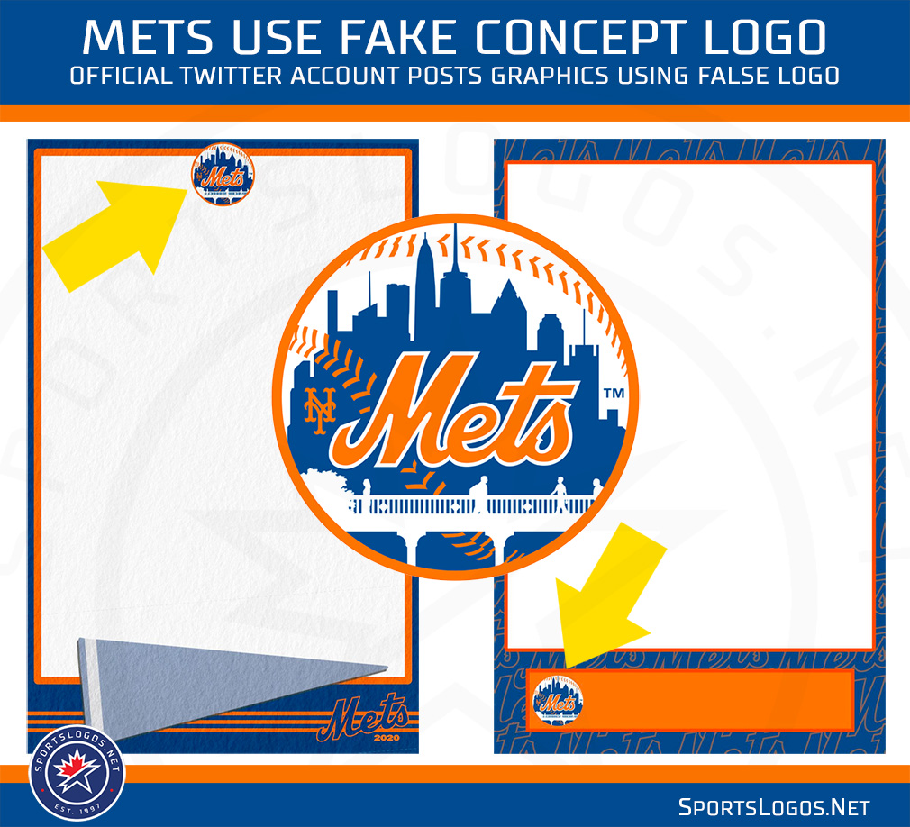 New York Mets use Fake Team Logo on Twitter – SportsLogos.Net News