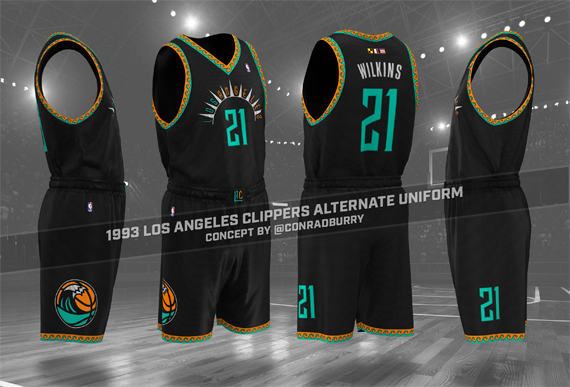 The 1993 LA Clippers Redesign that Never Was : r/nba