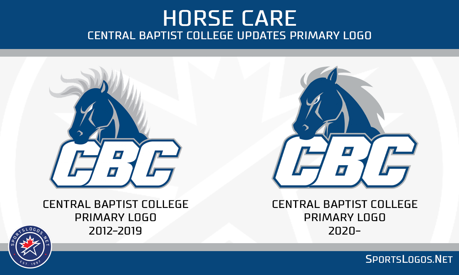 Central Baptist College Mustangs Unveil Updated Logo Set – SportsLogos ...