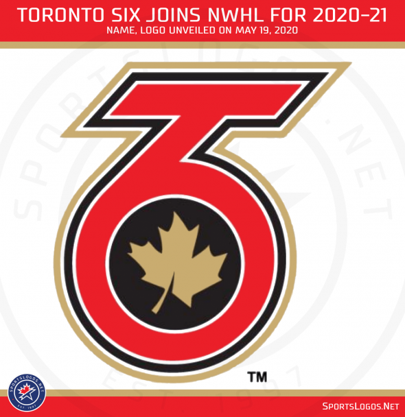 NWHL Welcomes Toronto Six, Unveils Name and Logo – SportsLogos.Net News