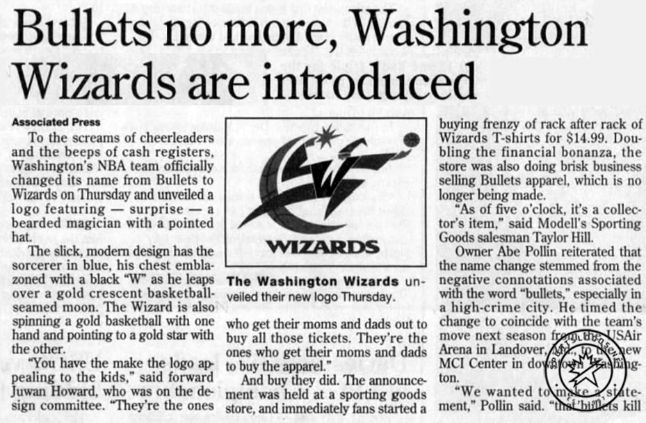 Let’s all Choose the Best Washington Wizards Logo Ever – SportsLogos ...