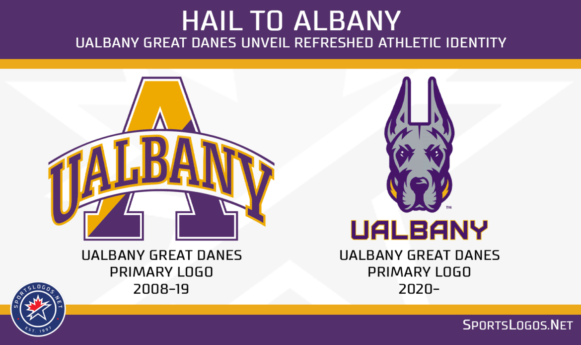 UAlbany Great Danes Unveil Refreshed Athletic Identity – SportsLogos ...