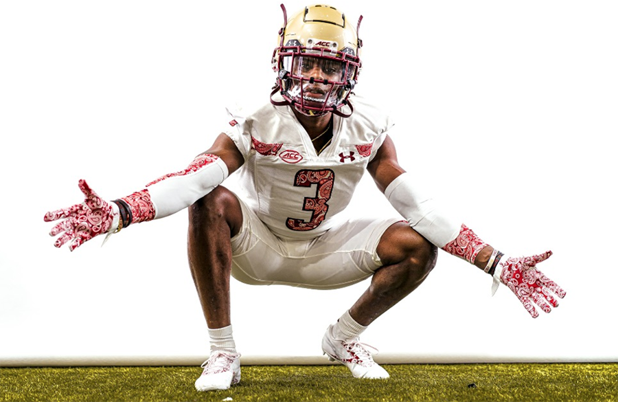 Boston College Eagles Reveal New Red Bandana Alternate Uniforms ...