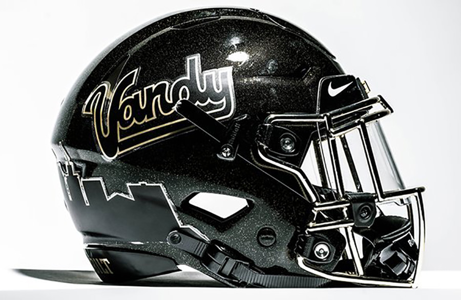 Vanderbilt Commodores Unveil Alternate Helmet With Vintage Script Logo ...
