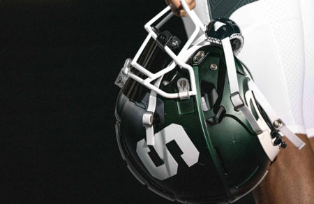 Michigan State Spartans To Wear Block “S” Helmet In Honor Of George ...