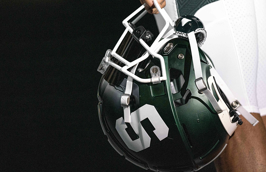 Michigan State Spartans To Wear Block “S” Helmet In Honor Of George ...