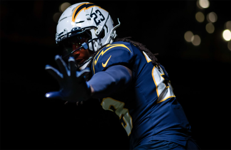 Los Angeles Chargers To Debut Navy Blue Color Rush Uniform ...