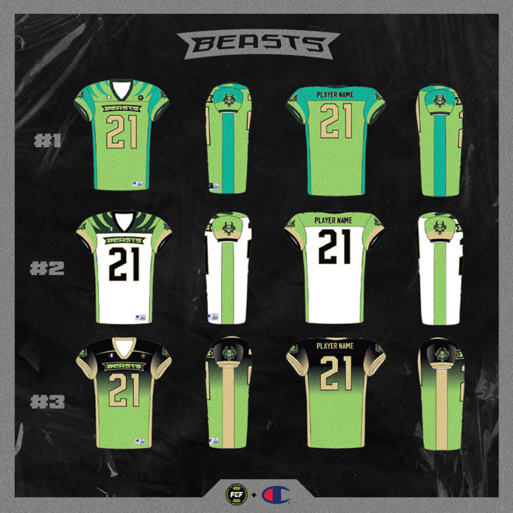 Fan Controlled Football League Unveils Team Logos, Uniform Options ...