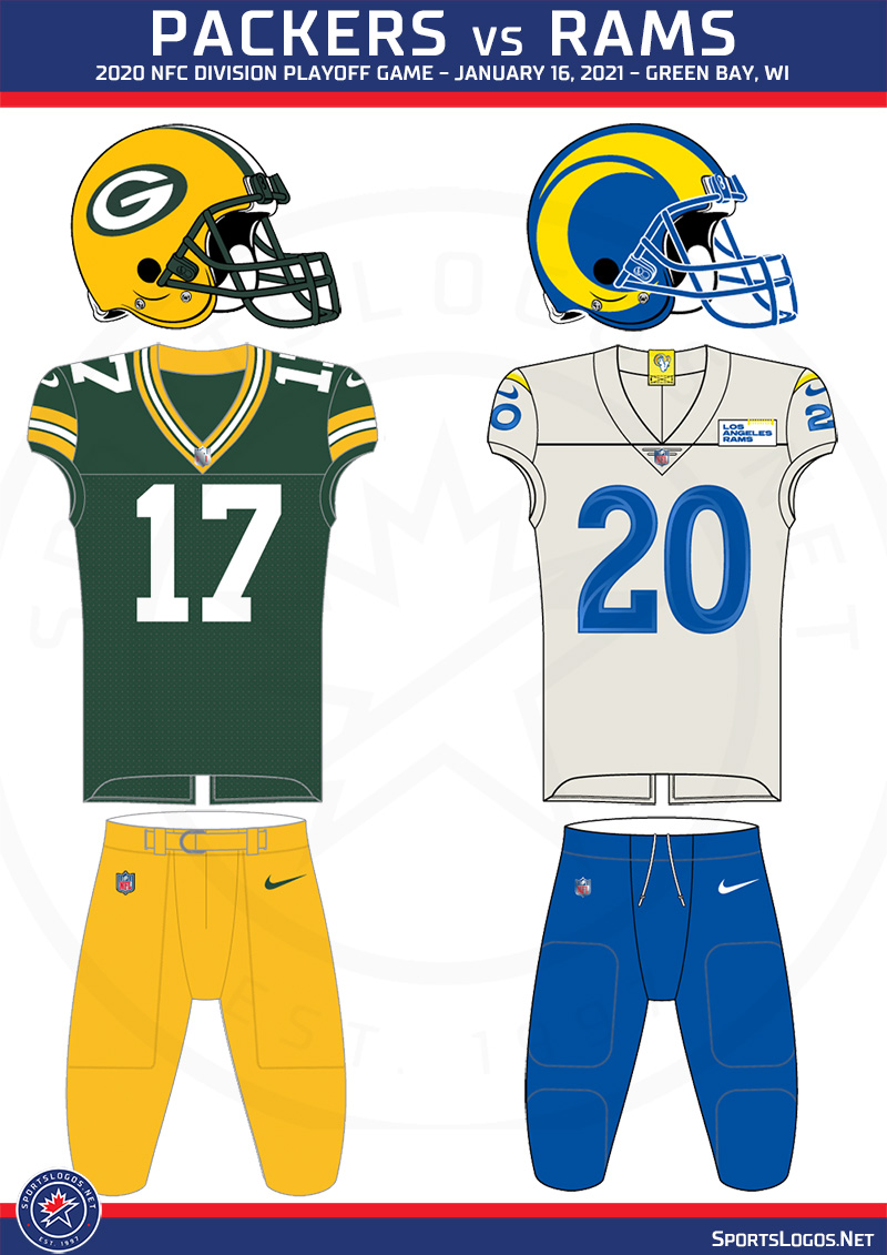 NFL Divisional Round Uniform Matchups – SportsLogos.Net News