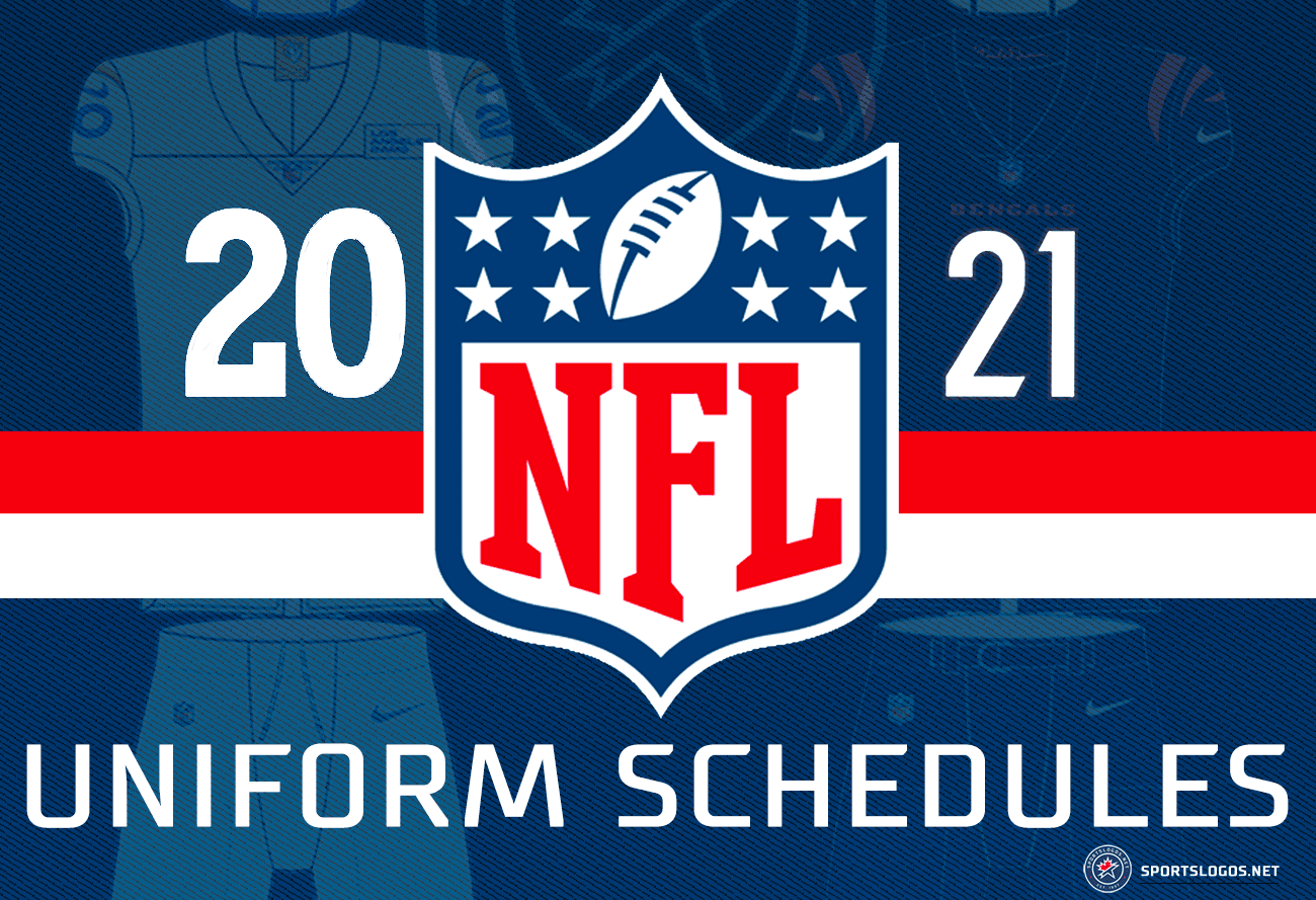 2021 NFL Team Uniform Schedules – SportsLogos.Net News