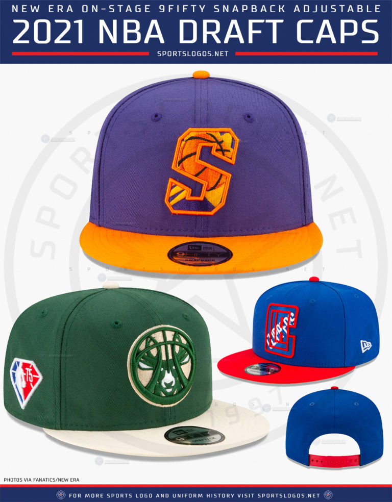 The 2021 NBA Draft “On-Stage” Cap Collection – SportsLogos.Net News