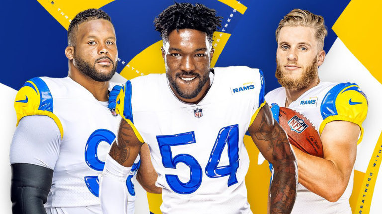 Los Angeles Rams Unveil White Modern Throwback Uniforms – SportsLogos ...