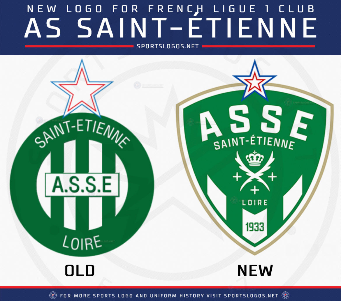 AS Saint-Étienne Unveils New Crest as Voted on by Fans – SportsLogos ...