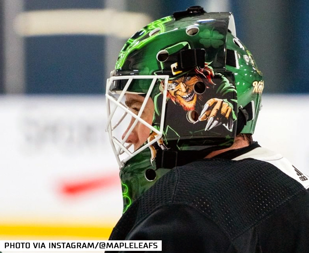 Leafs Goalies, Players Preview St. Pats Gear – SportsLogos.Net News