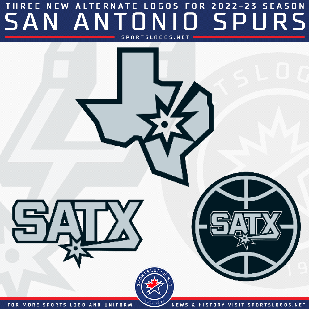 San Antonio Spurs Introduce Three New Logos for 2022-23 Season ...